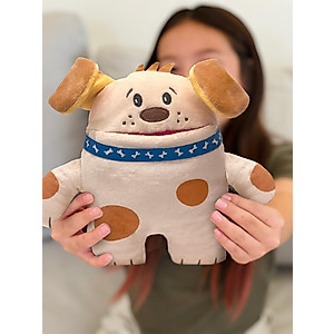 The Tooth Brigade Book and OBI Dog Tooth Fairy Pillow Bundle, Interactive Set Includes 8" Plush Toy with Lost Tooth Pocket and The Tooth Fairy's Best Day Ever! Hardcover Book