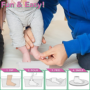 Luna Bean Deluxe 3D Prints Baby Casting Kit (Pearl)