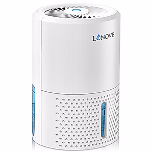 Dehumidifiers - 34oz(1000ml) Small Dehumidifiers for Home Bedroom Bathroom Basement Closet RV, 2200 Cubic Feet (220 Sq ft) Auto-off Portable and Compact Ultra Quiet Mini Electric Dehumidifier