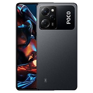 Xiaomi Poco X5 PRO 5G + 4G Volte Global Unlocked 256GB + 8GB GSM 6.67" 108 mp Triple Camera (ONLY Tmobile Mint Tello USA Market) + (Car Fast Car 51W Charger Bundle) (Black)