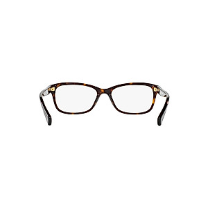 Coach HC6089 Prescription Eyewear Frames, Dark Tortoise/Demo Lens, 51 mm