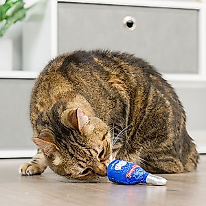 Huxley & Kent 2-Pack Plush Cat Toys | Jelly Roll & Meowchewitz | Hanukkah Holiday Strong Catnip Filled Cat Toy | Plush Kitten and Cat Toy with Catnip and Crinkle | Kittybelles