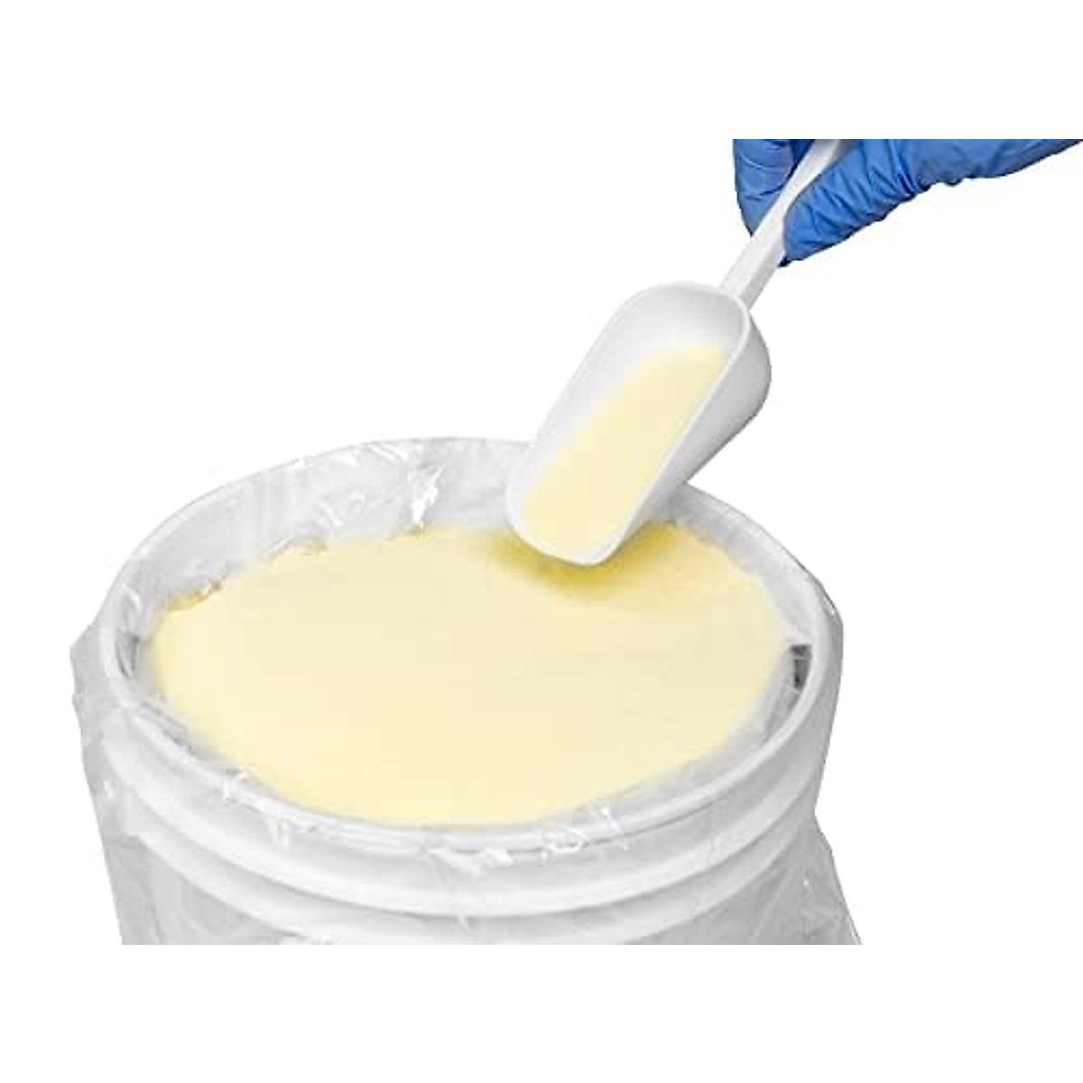 Standard Lab Sampling Scoops, 4 oz. Capacity, Polystyrene, Non-Sterile, Disposable, White (Pack of 10)