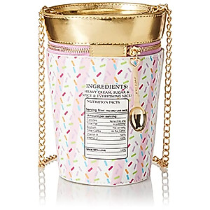 Unknown womens Betsey Johnson I Scream Crossbody, Multi, One Size US