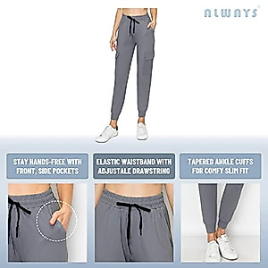 ALWAYS Cargo Jogger Pants for Women - Super Soft Casual Lounge Sweatpants Neon Lime 2XL