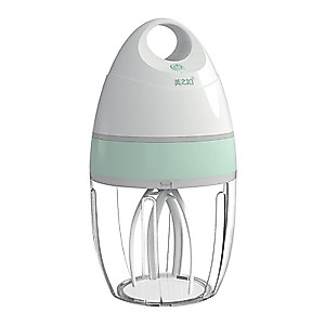 Leefasy 900ml Stand Rotating Mixer with Bowl,Egg Cream Whisk Hand Type Foam Maker Milk Frother Handheld Multi-functional Eggs Beater Practical Kitchen Tool