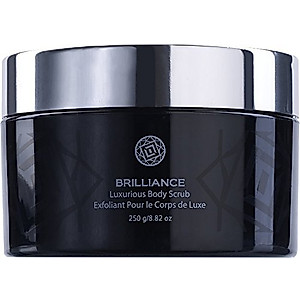 Forever Flawless BRILLIANCE - Diamond Body Scrub with Raw Sugar, Premium Sea Salt, Vitamin E, Exfoliating, Nourishes FF83 (8.82 oz)