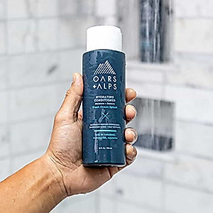 Oars + Alps Men's Sulfate Free Hair Conditioner, Infused with Kelp and Algae Extracts, Fresh Ocean Splash, 12 Fl Oz