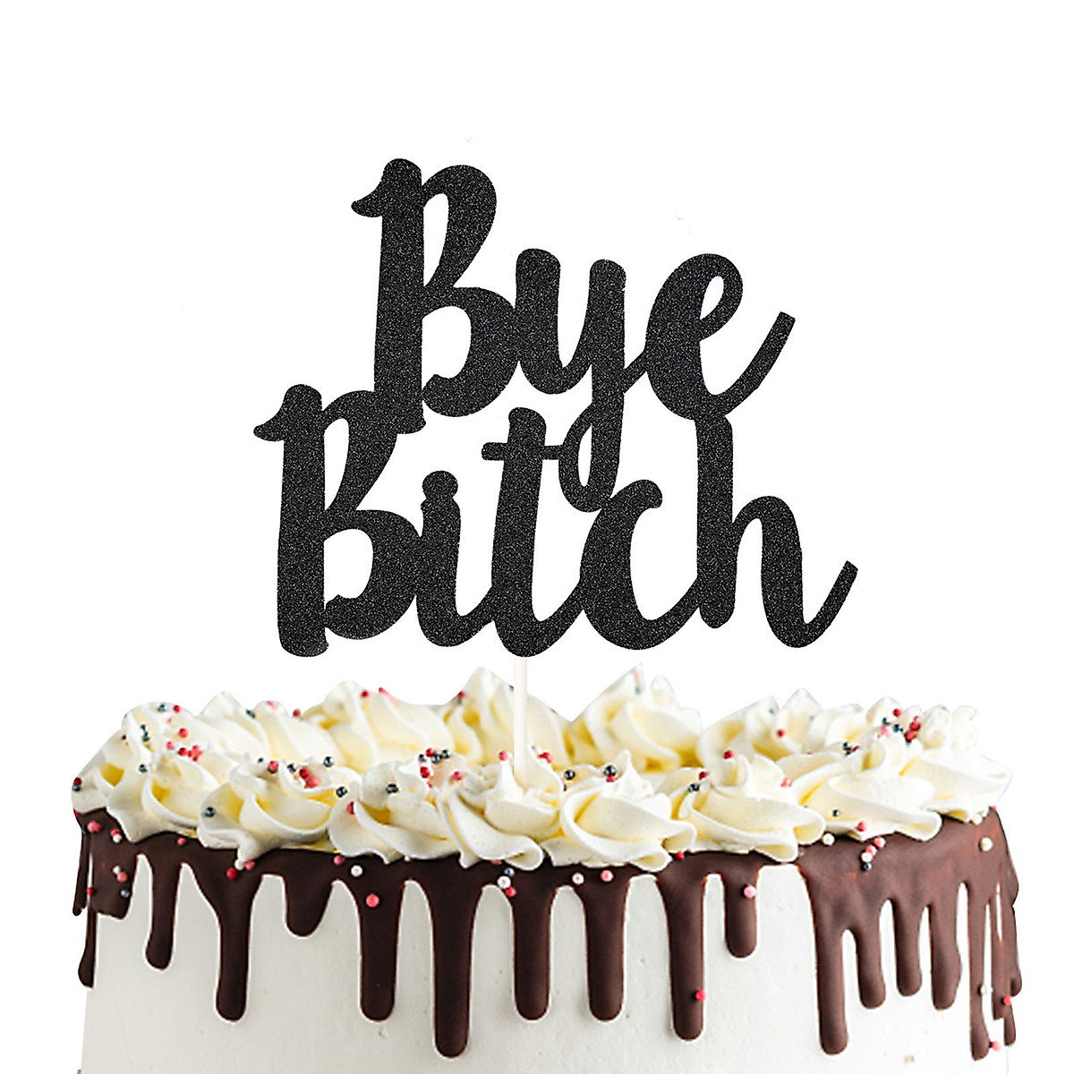 Bye Bitch Cake Topper for Bridal Shower Bachelorette Engagement Hen Party Decorations Bye Felicia Funny Wedding Cake Decor