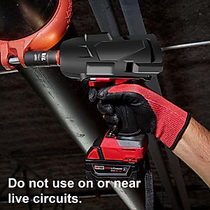 M18 49-16-2967 49162967 High Torque Impact Wrench Boot rubber Compatible with Milwaukee M18 FUEL 1/2 High Torque Impact (2967-20)- (Black)