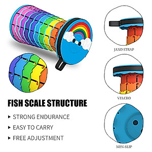 ALEVMOOM Portable Collapsible Stool with Cushion Retractable Folding Telescoping Stool for Adults Sturdy Capacity 440lbs Foldable Camping Stool for Outdoor Hiking Garden BBQ with Bag