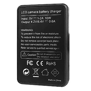 Battery Charger for Sony Alpha ILCE-6300, ILCE-6400, ILCE-6500 Mirrorless Digital Camera