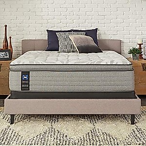 Sealy Posturepedic Spring Silver Pine Euro Pillowtop Medium Feel Mattress, Queen
