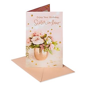 American Greetings Birthday Card for Sister-In-Law (Flower Arrangement)