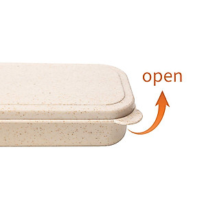 travel silverware case Portable，Travel Tableware Storage Box,utensil case for lunch bag，Flatware Chopsticks Spoon Fork Storage Box