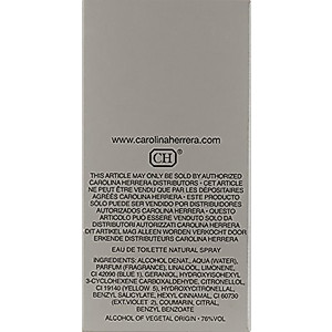 Carolina Herrera 212 Eau de Toilette Spray for Men, 1.0 Fl. Oz