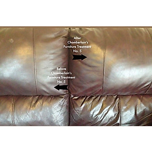 Chamberlain’s Leather Milk Furniture Treatment - All-Natural Leather Cleaner, Leather Conditioner for Couches and Living Room Furniture No 5, 6 Oz