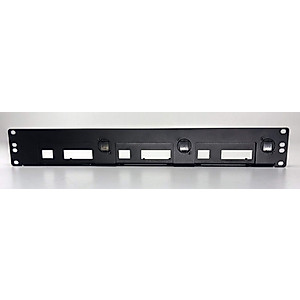 MyElectronics 19 inch rack mount 1U for 1-3 pcs RASPBERRY Pi/low NUC with black brackets