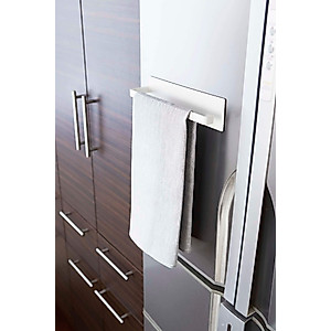 YAMAZAKI Home Paper Kitchen Storage, Magnetic Organizer | Steel | Towel Holder, One Size, White