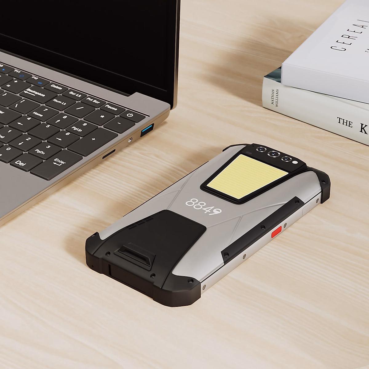 8849 Tank Rugged Smartphone, 22000mAh(66W) 22GB+256GB 4G Android Phone Unlocked with 1200LM Camping Light, IP68 Waterproof 6.81" Android 12 Rugged Cell Phone, 108MP Camera, Single Speaker/NFC/OTG