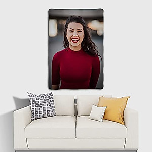 MecTo Custom Tapestry Upload Images Personalized poster Tapestry Customized Backdrop Tapestry Custom Flag wall Hanging for Bedroom Mother's Day, Father's Day, Wedding, Birthday(36 * 48in Vertical)