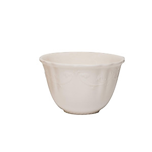 Red Vanilla White Country Estate Fruit Bowls 18oz, Set of 4, 1