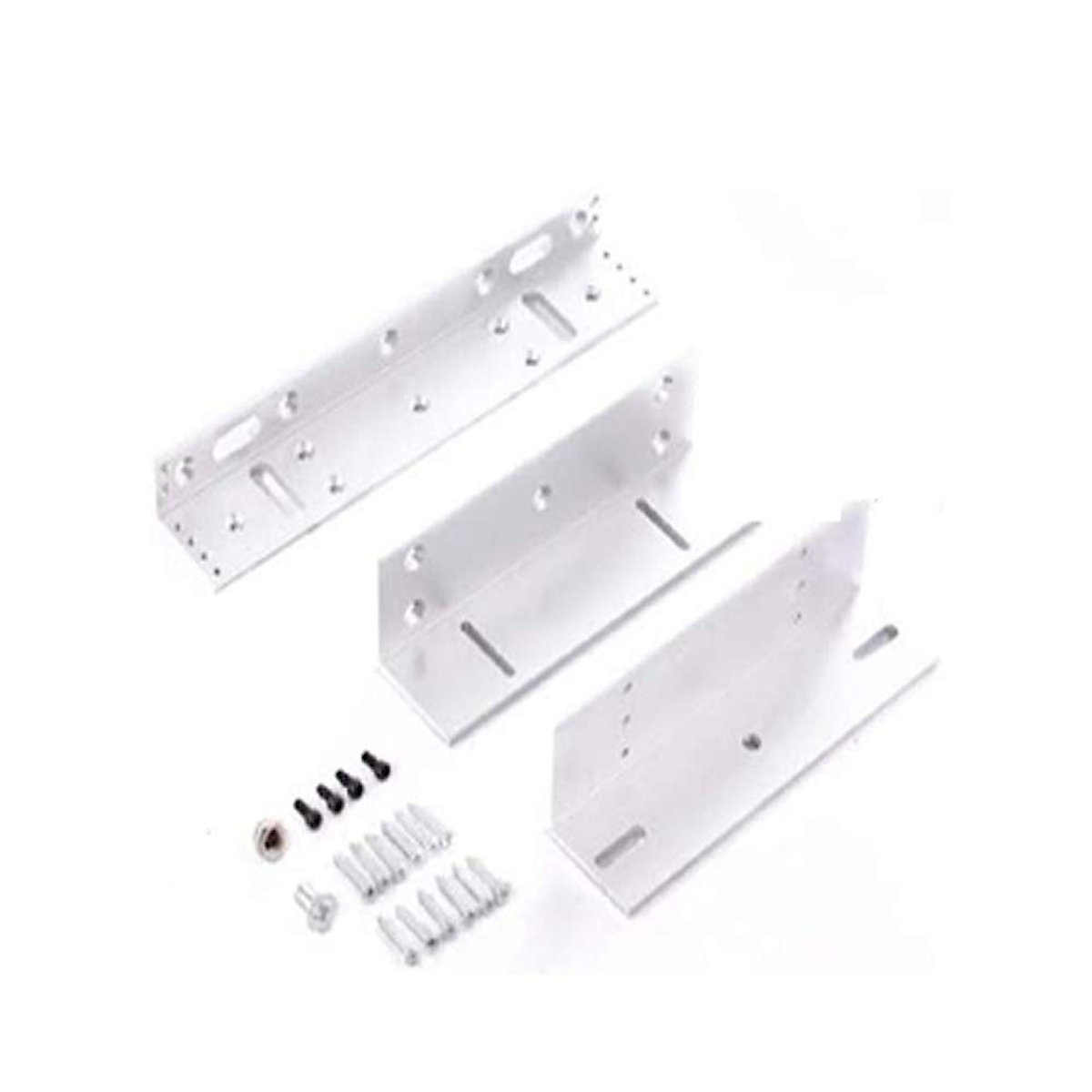 MENGQI-CONTROL Inward or Outward Door Remote Open 600lbs Electric Magnetic Lock Keypad Access Control Kit 4 Remote Control ZL Bracket 110-240V Power Supply Unit Push to Exit Button