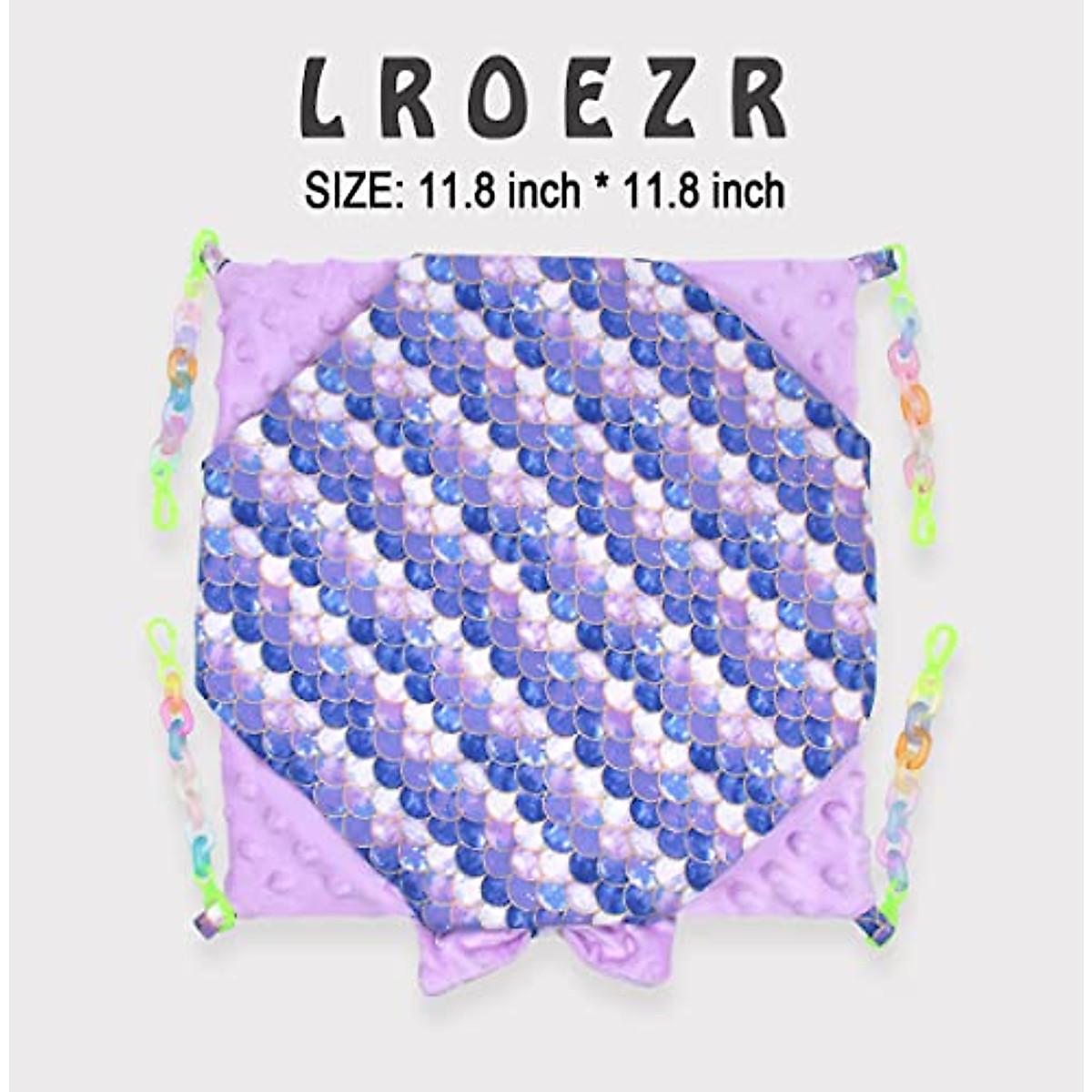 LROEZR Pet Small Animal Hanging Hammock Rat Hamster Squirrel Hanging Bunk Bed Guinea Pig Hammock Cage Toy for Hamster Chinchilla Rat Sugar Glider Parrot Hideout (Style 1)