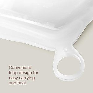 Reli. Reusable Silicone Bag (1 Pack) | Sandwich (1000 ml), Clear | Silicone Bag for Food Storage | Reusable Food Storage Bag for Food, Meal Prep, Storage | Leak-Proof, Dishwasher/Freezer Safe