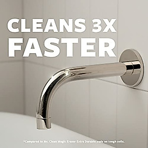 Scotch-Brite Swift Scrub Bath Cleaner Scrubbers, Soap Scum Remover for Cleaning Bathroom, Bathroom Scrubber Pads Safe for Tile, 6 Bathroom Cleaner Scrubbers