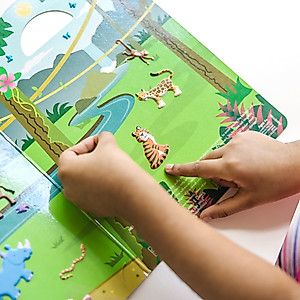 Melissa & Doug Puffy Sticker Play Set: Safari - 42 Reusable Stickers - FSC Certified