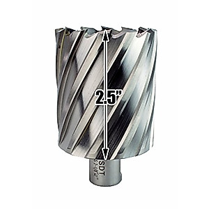 Steel Dragon Tools 2-1/8" x 2" High Speed Steel Annular Cutter with 3/4" Weldon Shank
