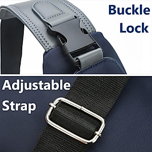 Sling Backpack with USB Charging Port, Chest Bag Crossbody Daypack Shoulder Bag for Women & Men, Hiking, Cycling, Travel #2 Blue