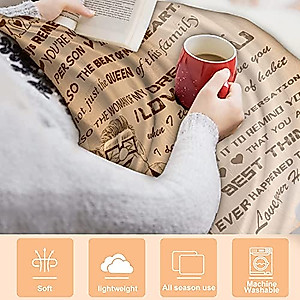 Ghyruio for Wife Birthday for Her Wife Gifts from Husband Romantic Weeding Gift for Women to My Wife Flannel Throw Blankets for Valentines Mothers Day