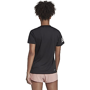 adidas Women's Club Tennis T-Shirt, Black/White, Medium