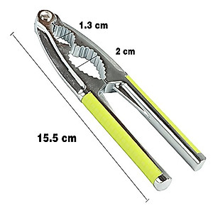 Fani Nut Crackers Walnut Cracker Heavy Duty Shell Cracker Seafood Cracker Walnut Opener Tool with Non-Slip Handle