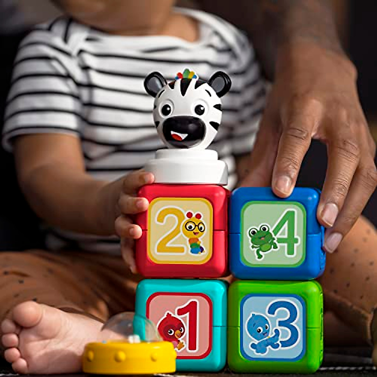 Baby Einstein Connectables 6 Piece Set STEAM Learning Magnetic Blocks Baby 6 Months+ Toddler Montessori Toys for 1 2 3 4 5 Year Old