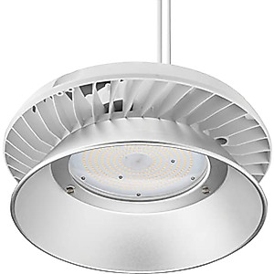 Lithonia Lighting JEBL 18L 40K 80CRI WH JEBL 18,000 Lumen LED High Bay Light with Cool White 4000K Color Temperature, White 5.00x13.00x13.00