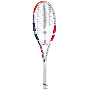 Babolat Pure Strike Tour Tennis Racquet Racquet - Strung with 16g White Babolat Syn Gut at Mid-Range Tension (4 1/4" Grip)