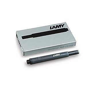 Lamy Black T10 Ink Cartridges, 5/pk (LT10BKB)