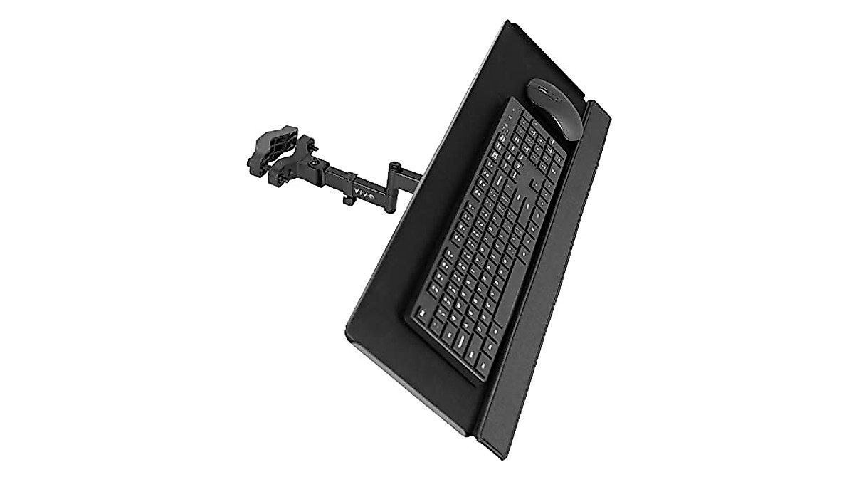 VIVO Universal Full Motion Keyboard Tray - Ergonomic Design