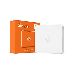Sonoff SNZB-01 Zigbee Wireless Switch, Supports To Create Smart Scenes, Trigger The Connected Devices on Ewelink APP With Three Control Options,Sonoff ZigBee Bridge Required.(Battery Is Not Included)