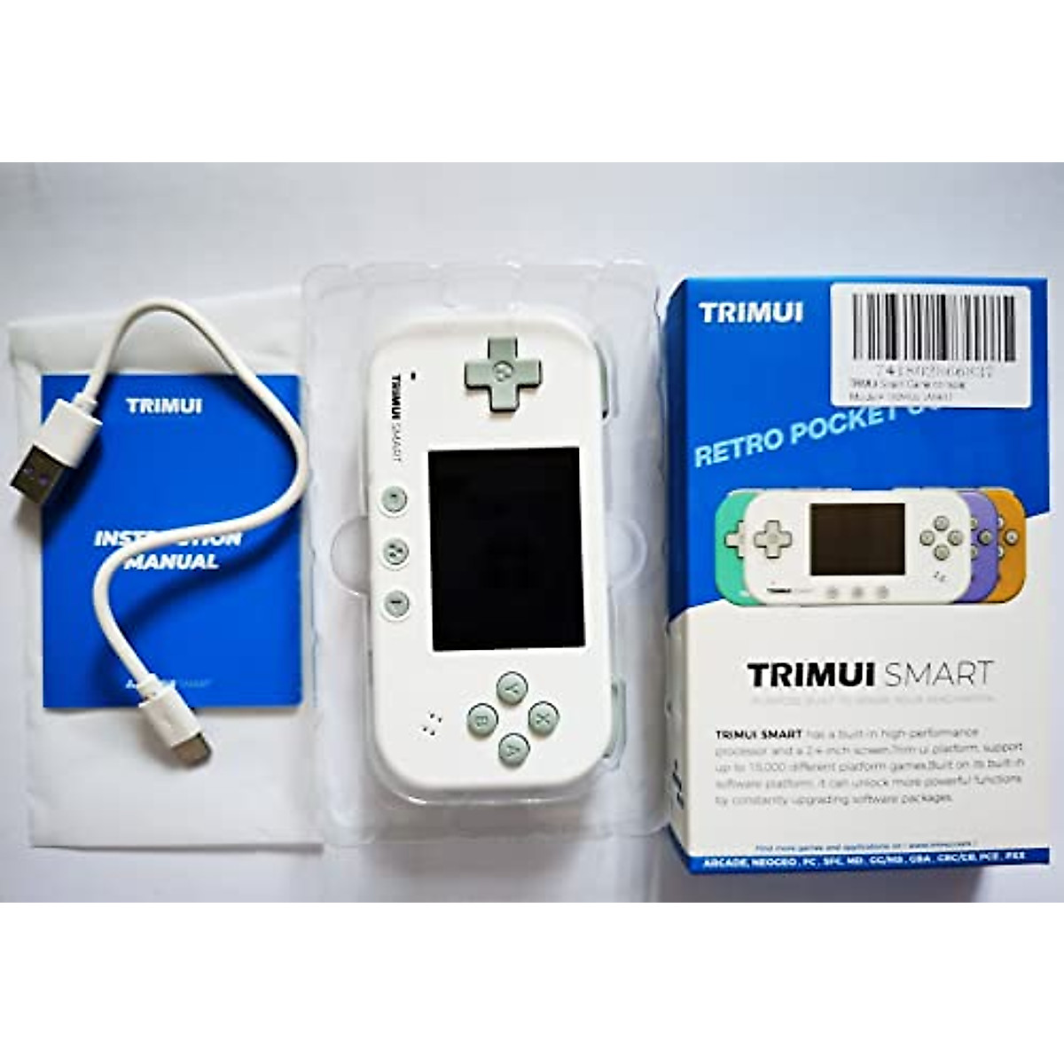 Handheld Game Console, Mini Game Player Compatible with 15,000 Games and 2.4-Inch IPS LCD Screen, Portable Video Game Console