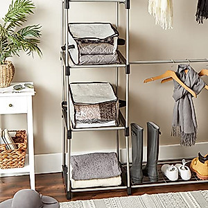 DII Breathable Closet Soft Storage Bag, Damask, Blanket Size