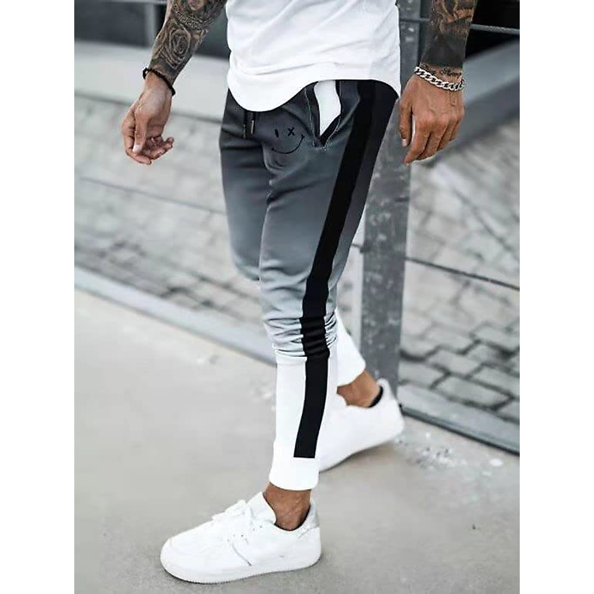 Taamlou Men's Personalized Hoodie Tracksuit 2 Piece Outfit Casual Long Sleeve Sweat Suit Full Zip Sports Jogging Suits(ML2021005,XL)