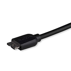 StarTech.com 3m 10ft Slim USB 3.0 A to Micro B Cable M/M - Mobile Charge Sync USB 3.0 Micro B Cable for Smartphones and Tablets (USB3AUB3MS)