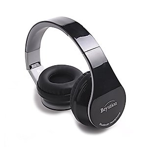 New Beyution BT513 Over-Ear HiFi Bluetooth 4.0 Headphones for Apple iPhone 5S 5C 5 4S IPAD Mini and All Series iPod Ipouch and Mac Laptop PC Tablet-Best Audio Performance-Black Color