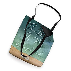 Christian Tote Bags for Women Beach Scene Psalm 23:1 Tote Bag