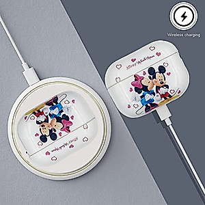 Case for Airpod Pro 2nd Generation Personalise Custom, Cute Mickey Minnie Airpod Pro 2 Case Cover with Lanyard, Fashion Funny Cartoon Shockproof Protective Design for Girls Women Airpod Pro 2 Case