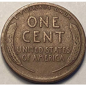 1926 P Lincoln Wheat Cent Penny Seller Very Good